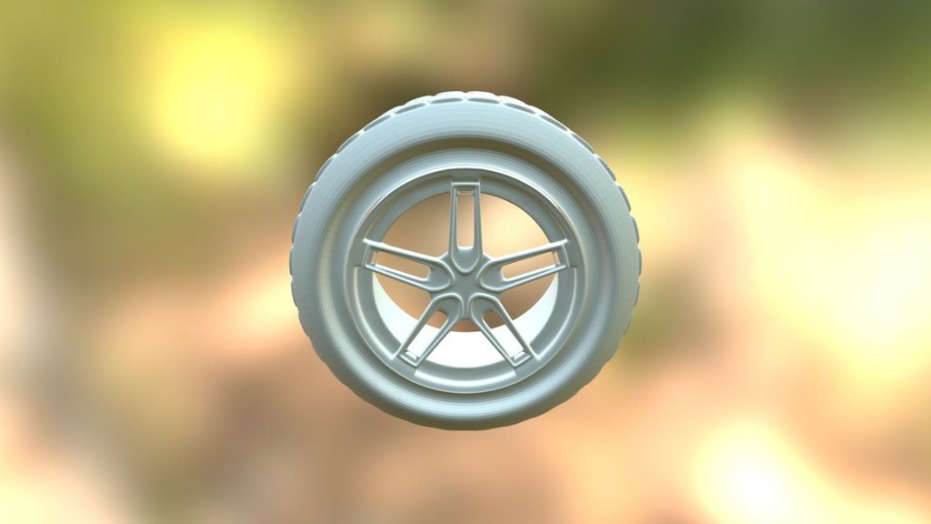Car Wheel - Download Free 3D model by Aizeron [7ec7475] - Sketchfab