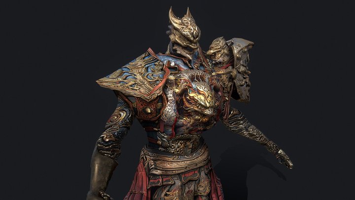 Mmorpg_character 3D models - Sketchfab