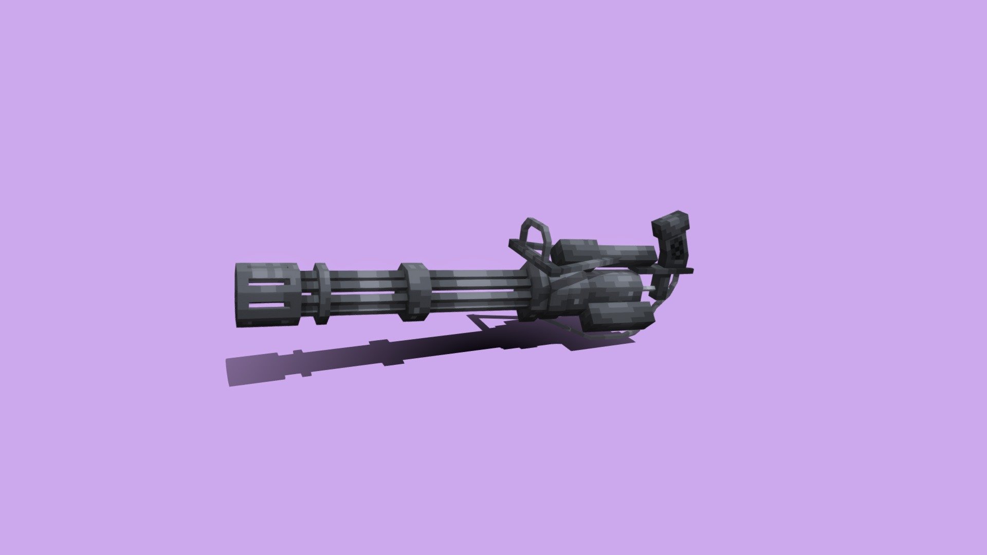 Portable M134 Minigun - 3D model by BananVovan [7ec8c77] - Sketchfab