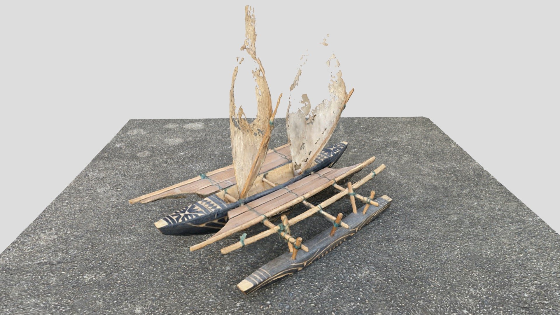 Papua New Guinean Outrigger Model - 3D model by ryanbooker [7ec9ebb ...