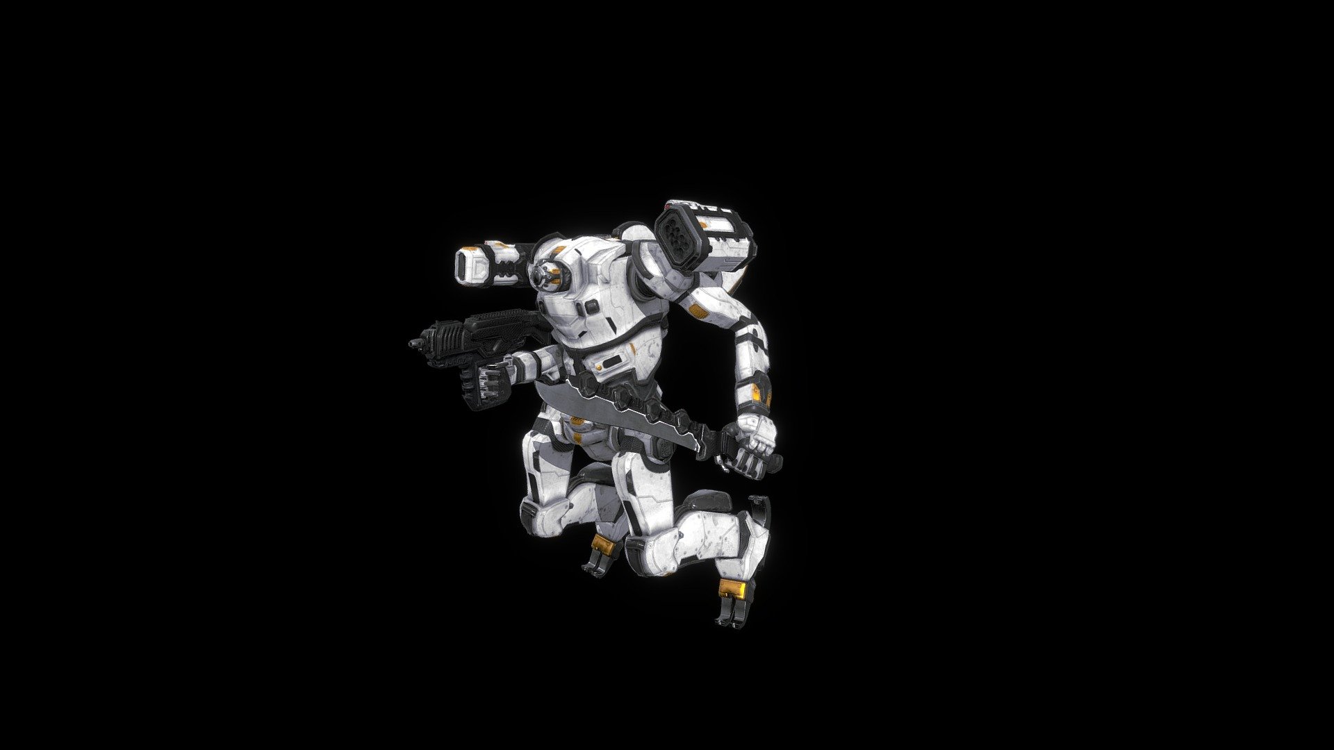 Mech Suit - 3D model by ValiantDan [7eca309] - Sketchfab