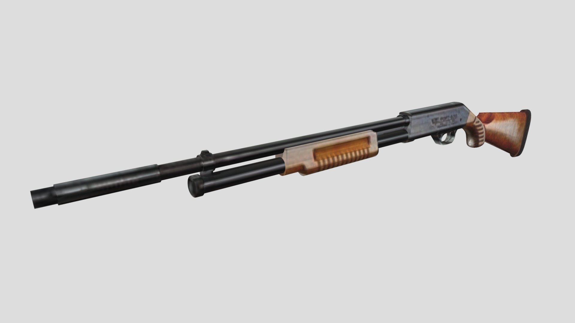 Fort-500 Shotgun - Download Free 3D model by Yukarin (@Wingwang ...
