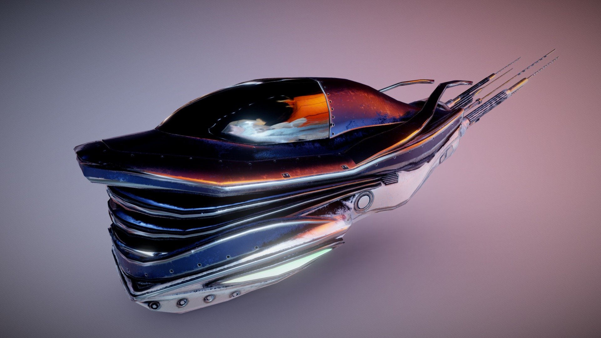 Scout Ship - 3D model by Minimalistiker [7ecae96] - Sketchfab