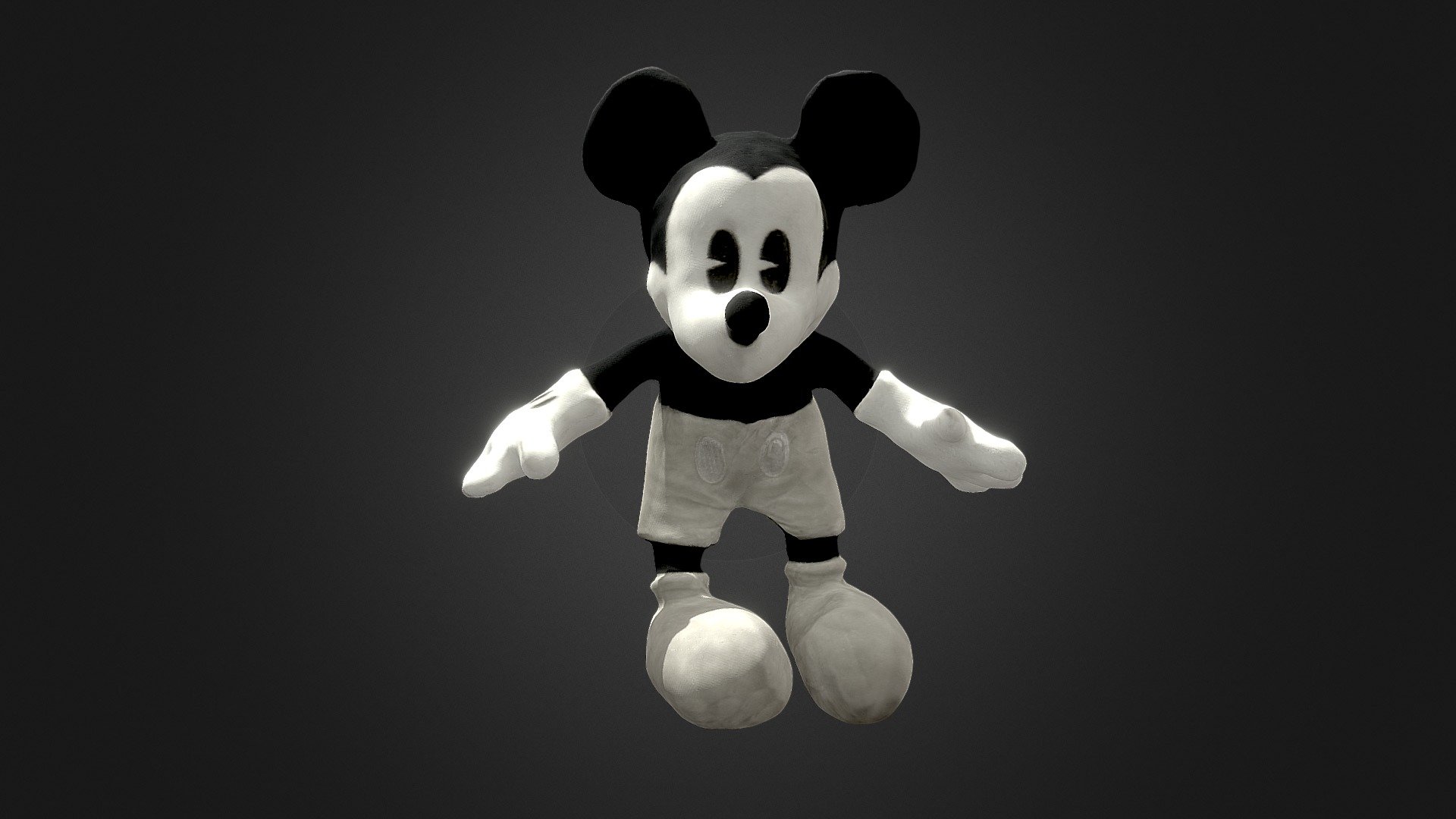 Mickey Mouse plush - 3D model by Spirale [7ecb3b3] - Sketchfab