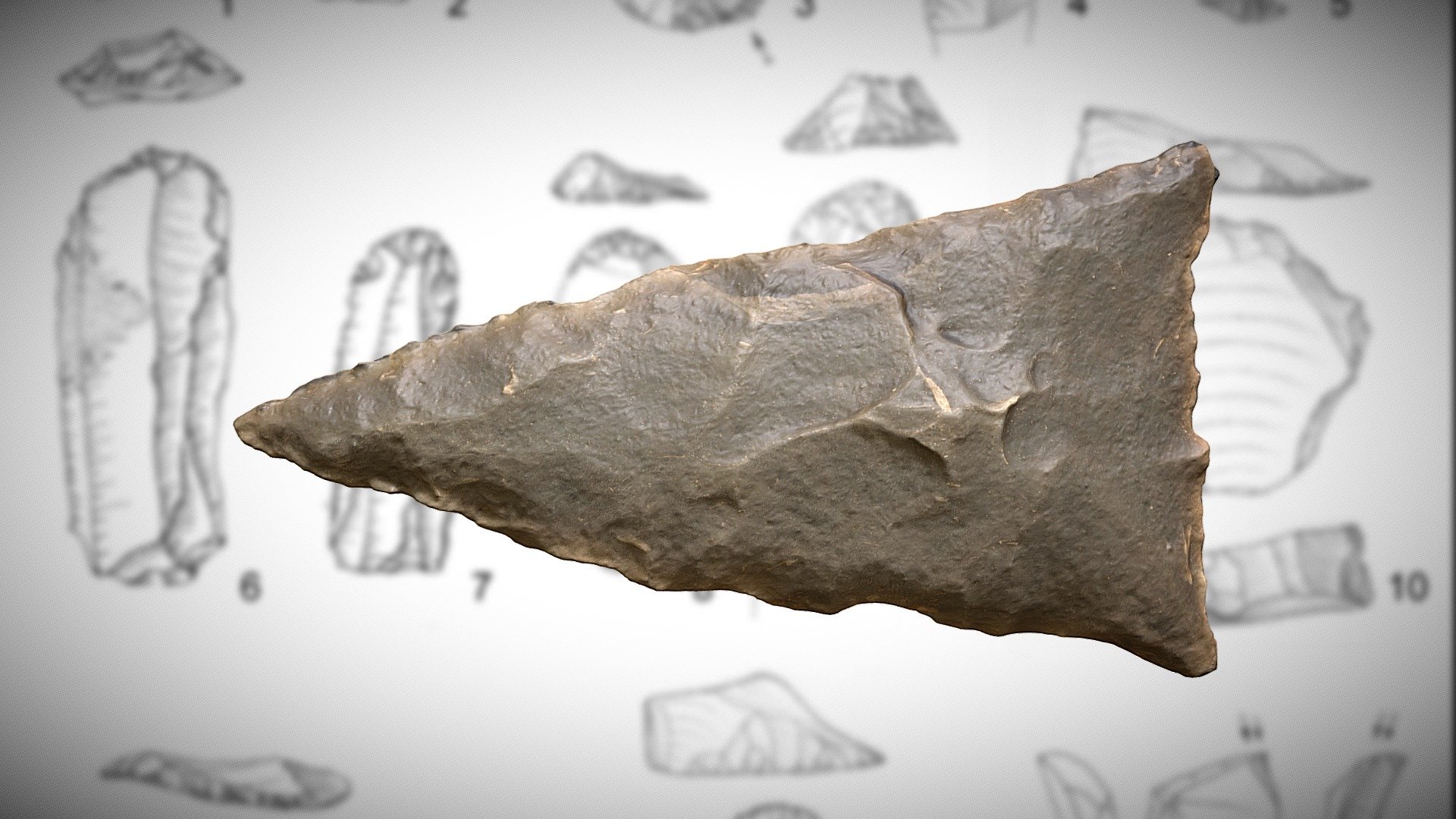 Madison-type Arrowhead - Download Free 3D model by Frank McMains ...