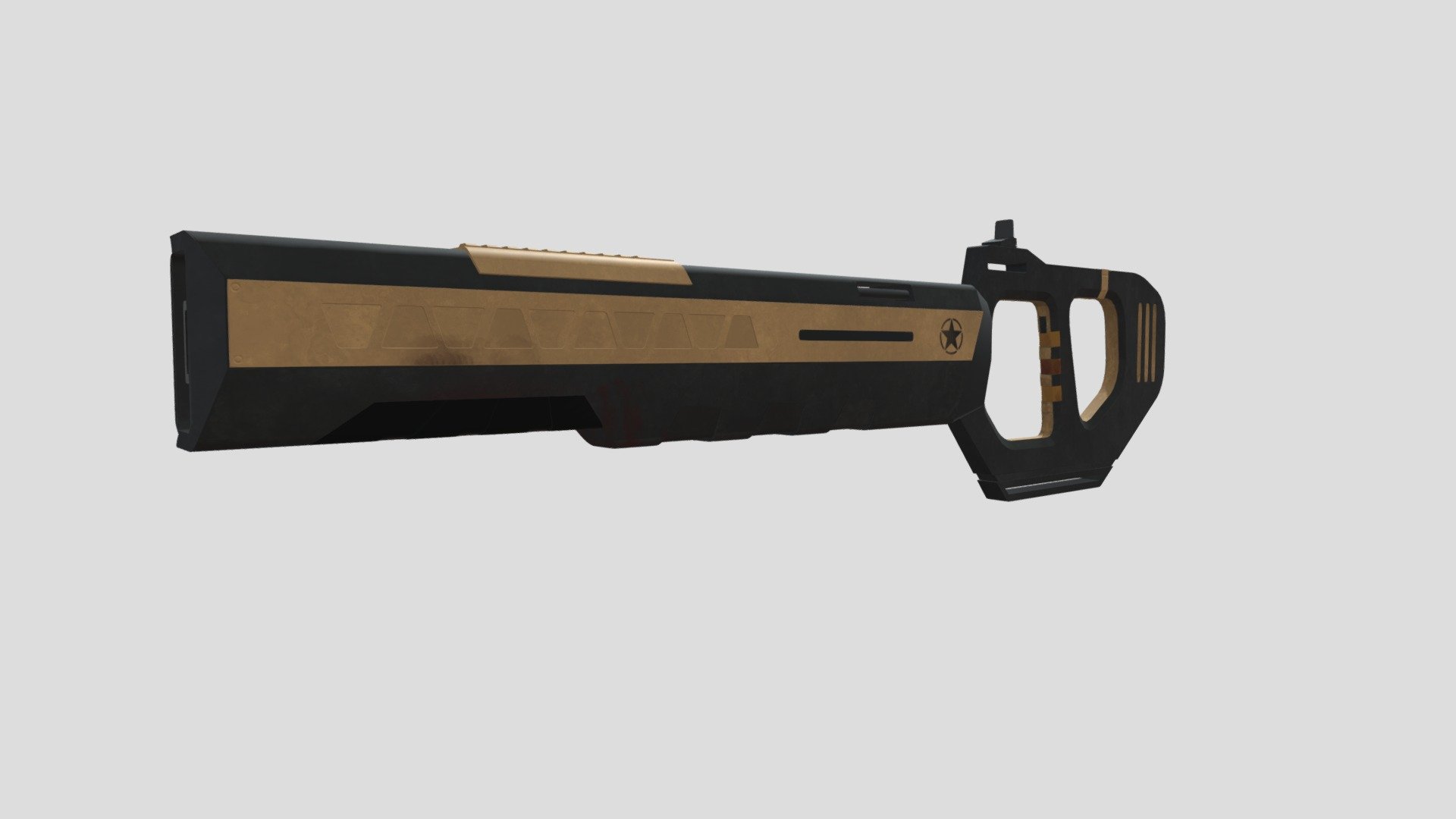Sci-fi Gun - 3D model by des.by.varun [7ed01b9] - Sketchfab