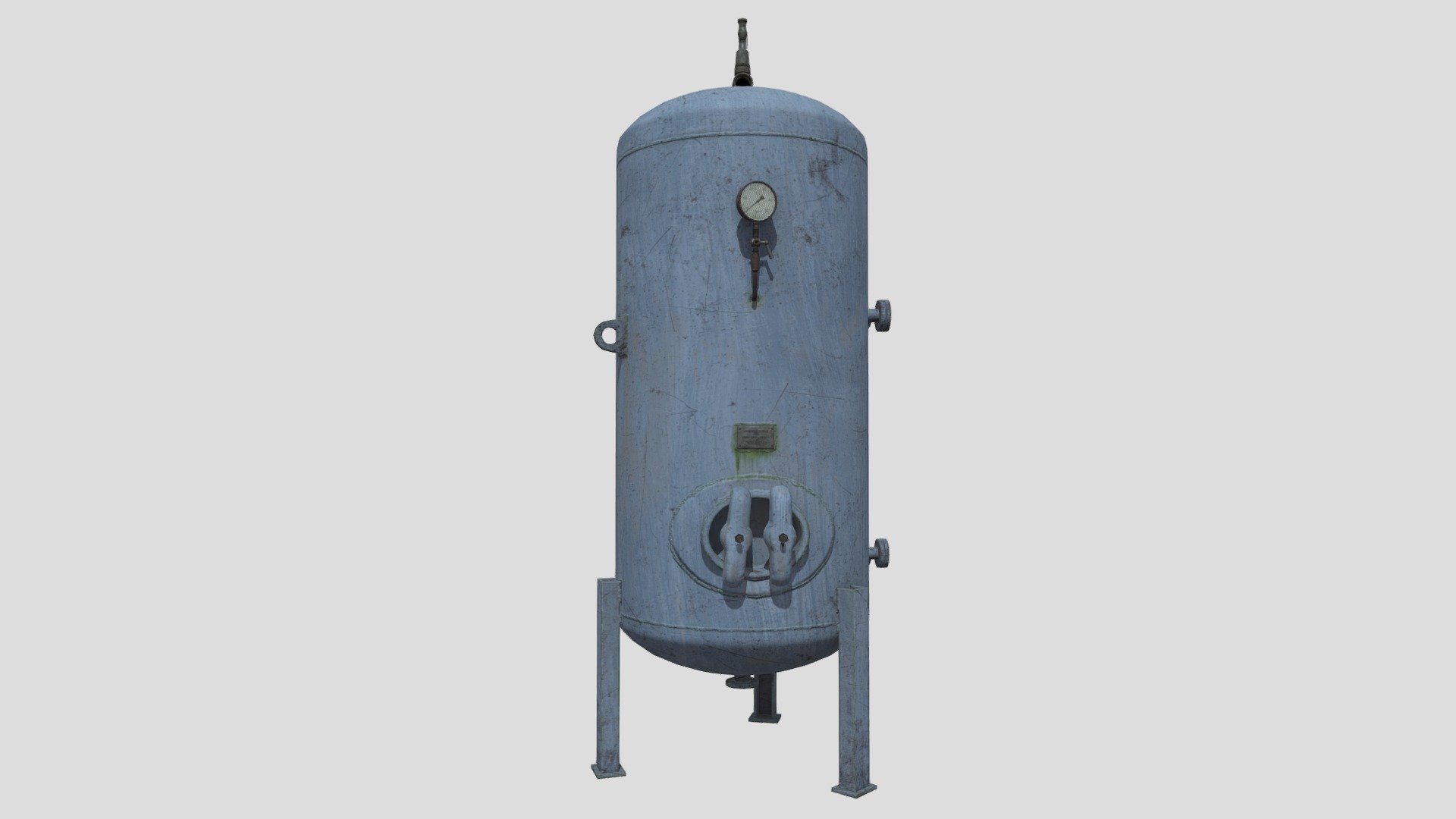 Old Industrial Steam Boiler Barrel - 3D model by Proidoha [7ed09b4 ...