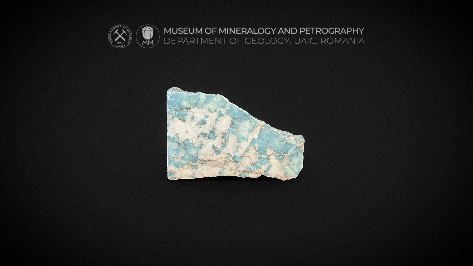 Pale-blue Lazulite with Quartz and Apatite - 3D model by Museum of ...