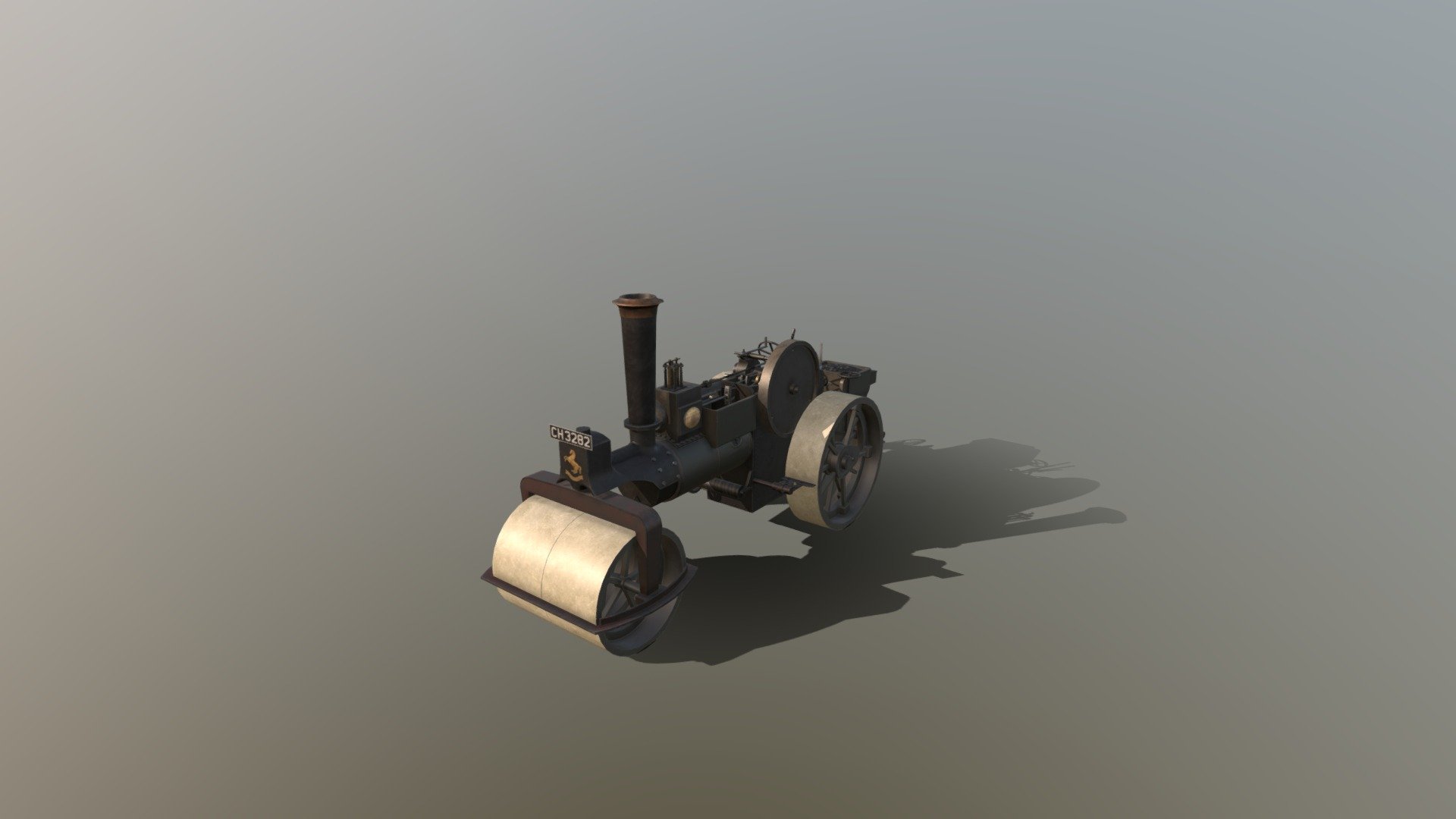 The Steamroller (The Titfield Thunderbolt) - Buy Royalty Free 3D model ...