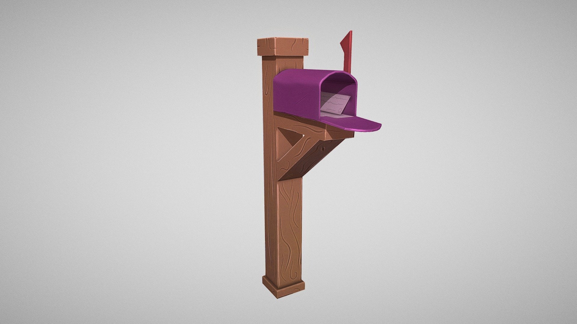 Stylized mail box - Download Free 3D model by Konow3D (@Konow) [7ed6ef7 ...