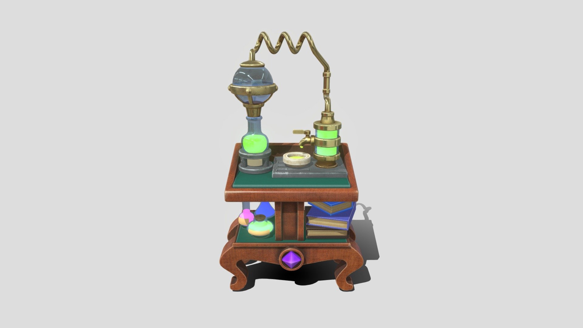 alchemy table - 3D model by kate_k [7edaea6] - Sketchfab