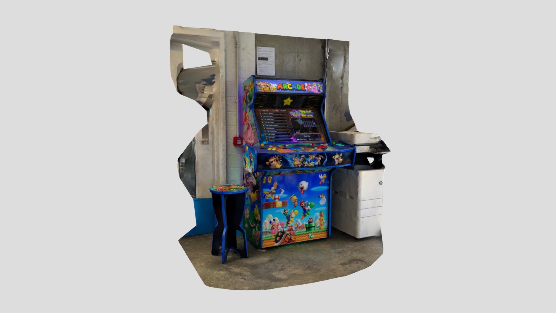 Mame Cabinet Scan - 3D model by nickknacks [7edeae9] - Sketchfab