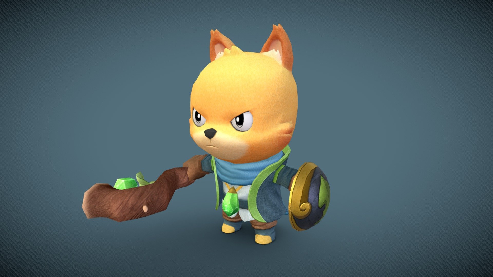 Magic Dog - 3D model by Huy Trịnh (@Raykaiser) [7edefdf] - Sketchfab