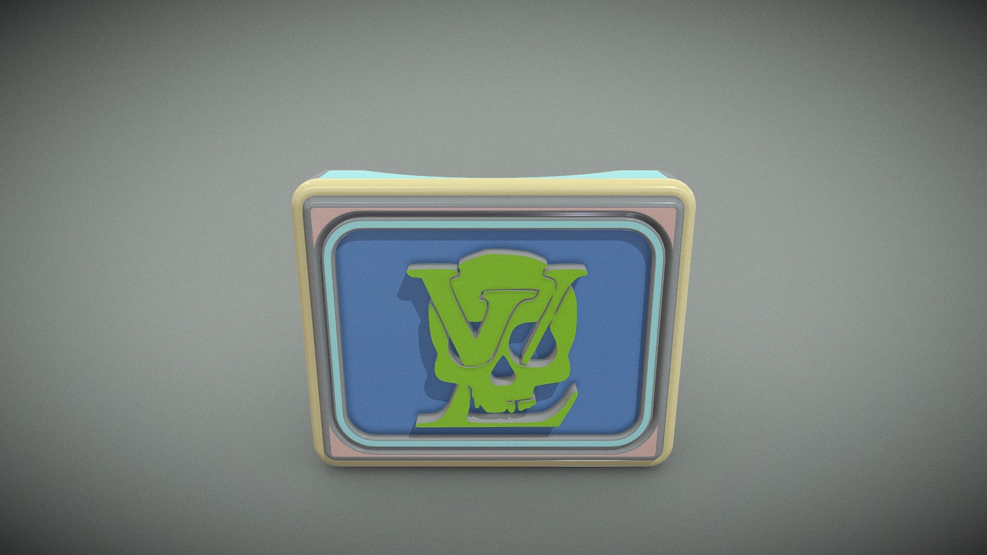 LV logo v7 - 3D model by Shoesstartech (@shoes878317) [7edfdd6] - Sketchfab