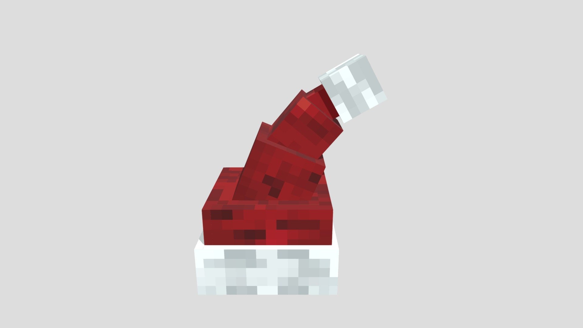 Pixel Santa Hat - Download Free 3D model by xDeizs (@gamemode3232321) [7edff36] - Sketchfab