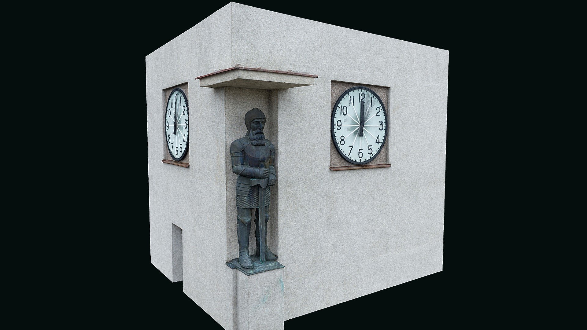 Time guard. Kaunas. Lithuania - Buy Royalty Free 3D model by Saulius ...