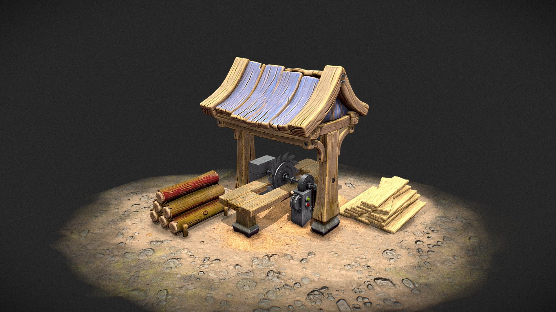 Sawmill - 3D model by lensly [7ee3cd7] - Sketchfab