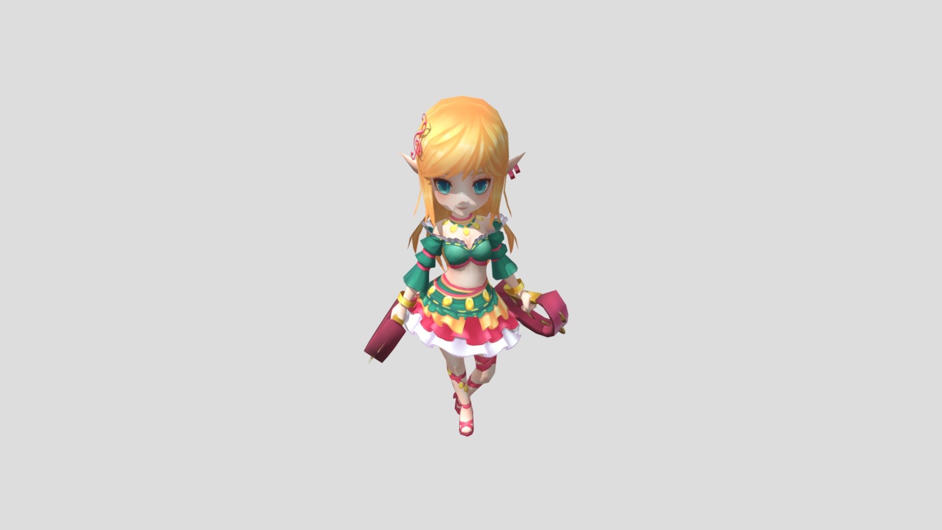 Casual RPG Character - 20 Page - 3D model by jjstudio [7ee459c] - Sketchfab