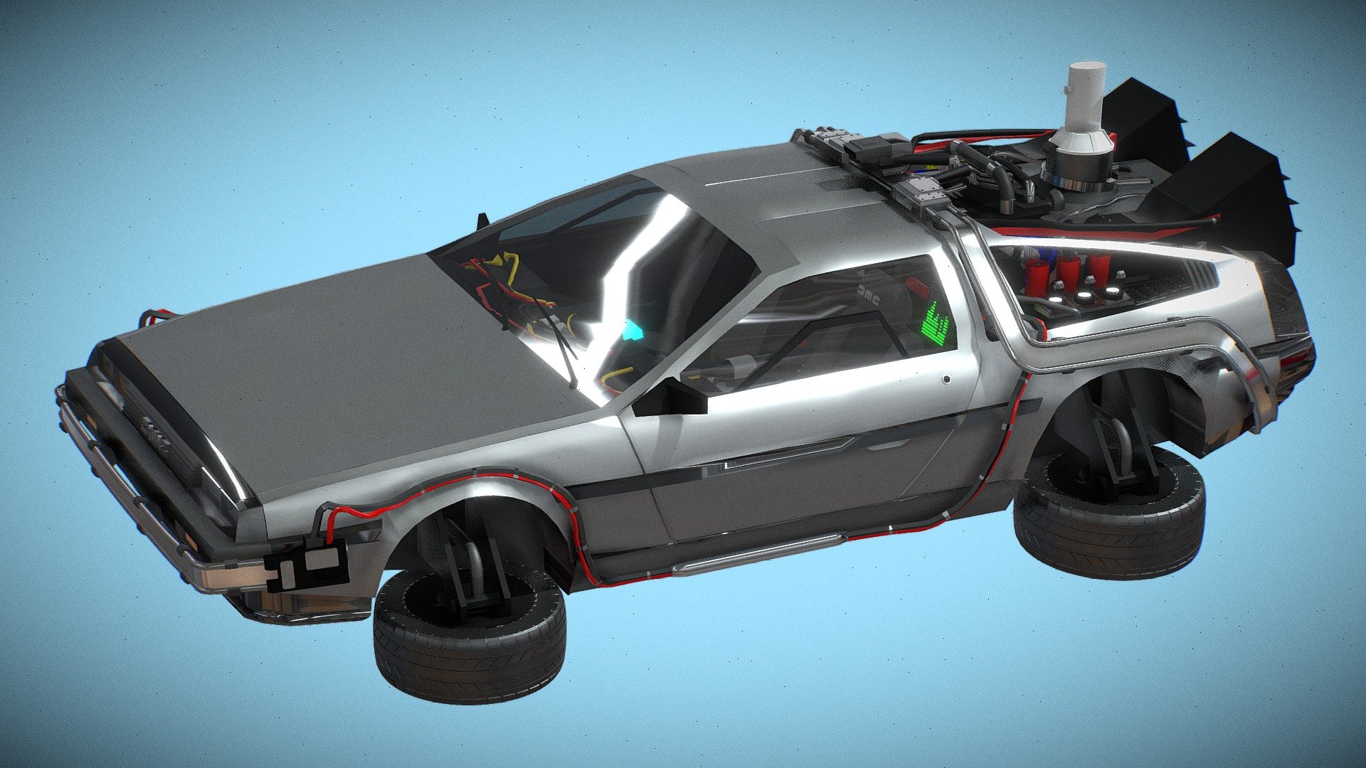 1981 DeLorean DMC-12s - 3D model by ₦₥₵ ฿₵ (@nmcbc) [7ee562c] - Sketchfab