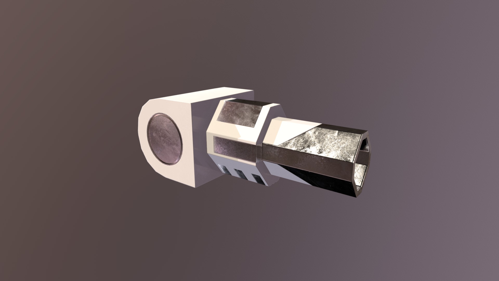 Gun Mount Barrel - 3D model by marshallbelles [7ee5bbe] - Sketchfab