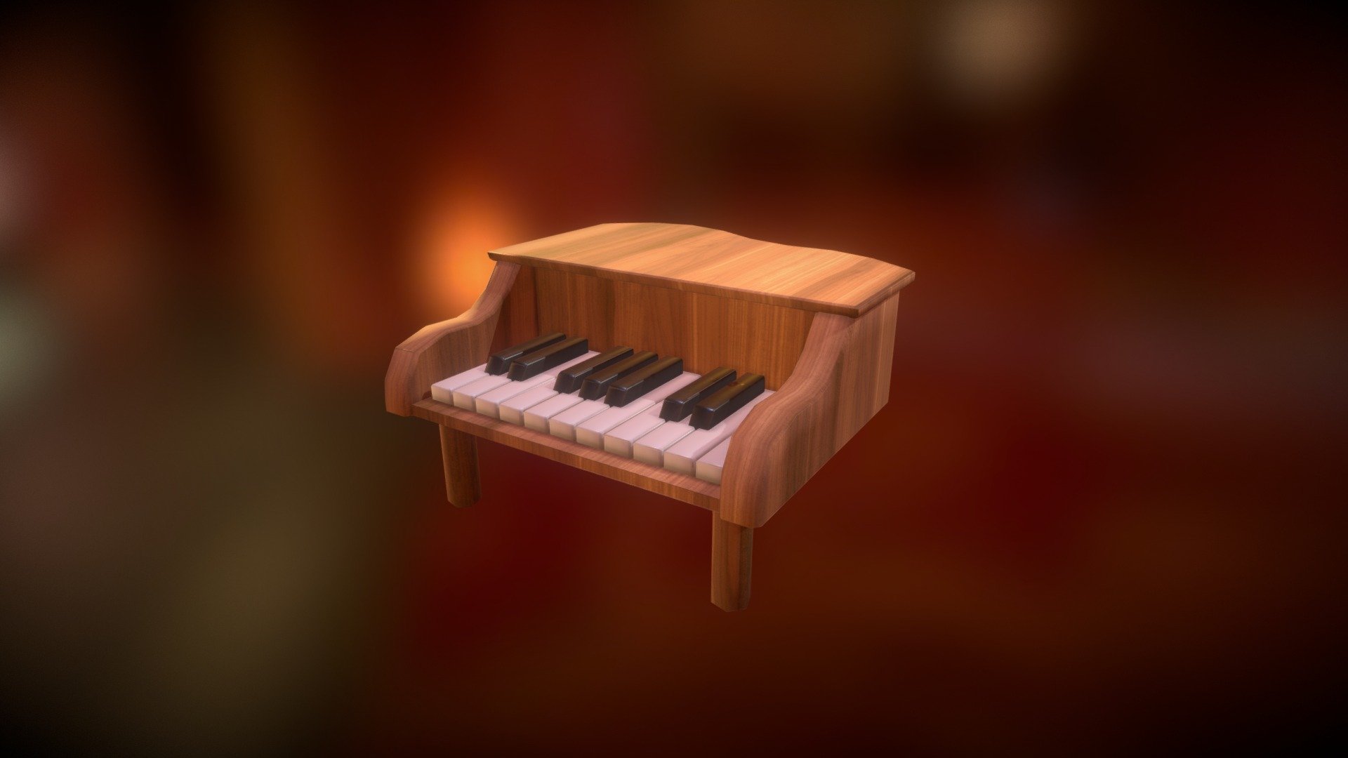 Game Ready Toy Piano Low Poly - 3D model by FunFant [7ee6462] - Sketchfab