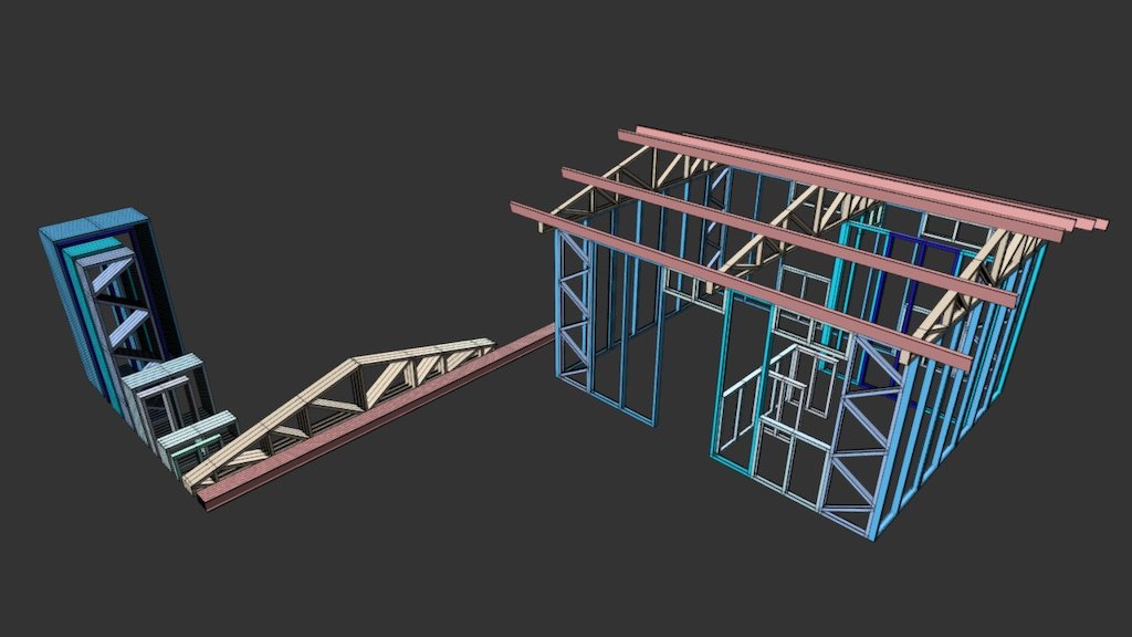 Casa modular - 3D model by Asistencia técnica MATECSA ...
