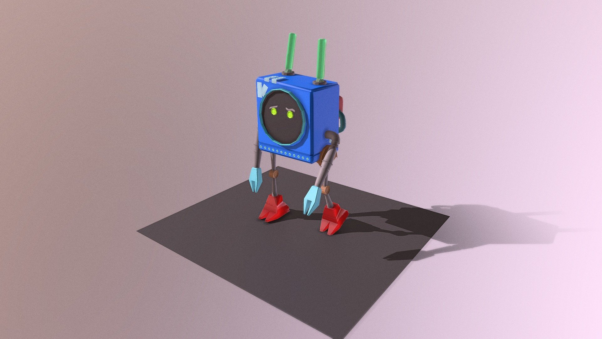 Robot - Download Free 3D model by AlexEsfell [7ee9a0f] - Sketchfab