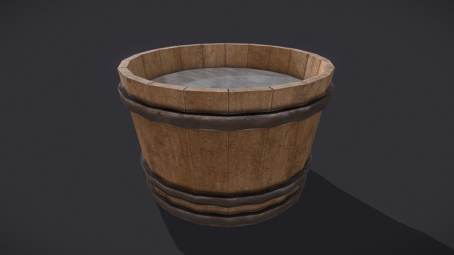Medieval Water Bucket - Buy Royalty Free 3D model by ...