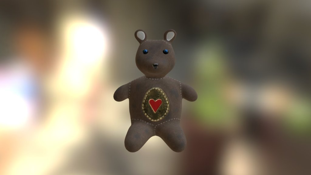 Drew Bear - 3D model by Zachary Drew (@zndrew) [7eeaedd] - Sketchfab