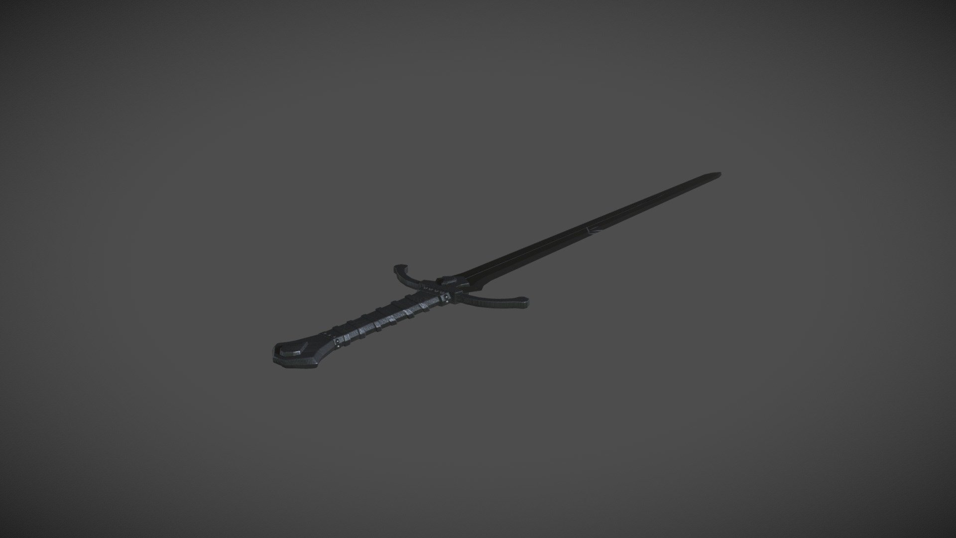 Black Sword - 3D model by Cheyenne_Coffman [7eeb6b9] - Sketchfab