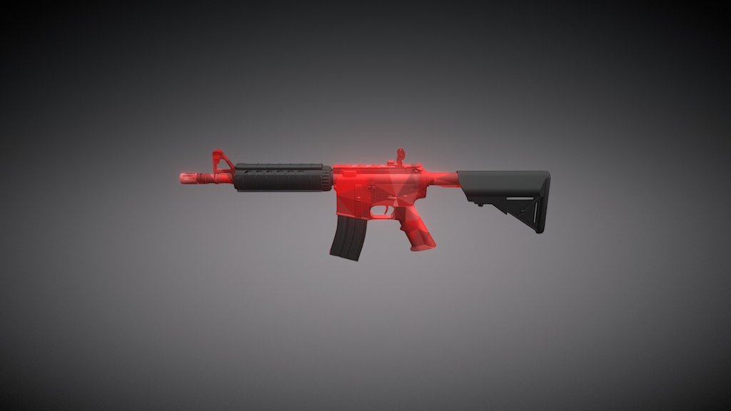 M4A4 | Ruby - Download Free 3D model by atomicwolf [7eecb15] - Sketchfab