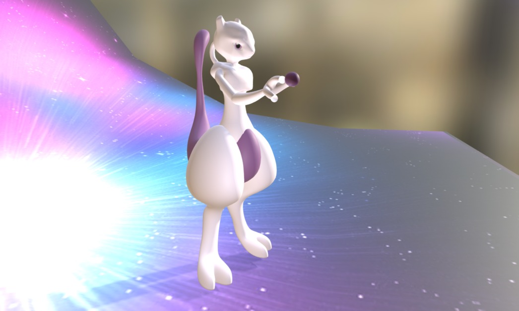 Mewtwo - 3D model by angel23barriga [7eee2c7] - Sketchfab