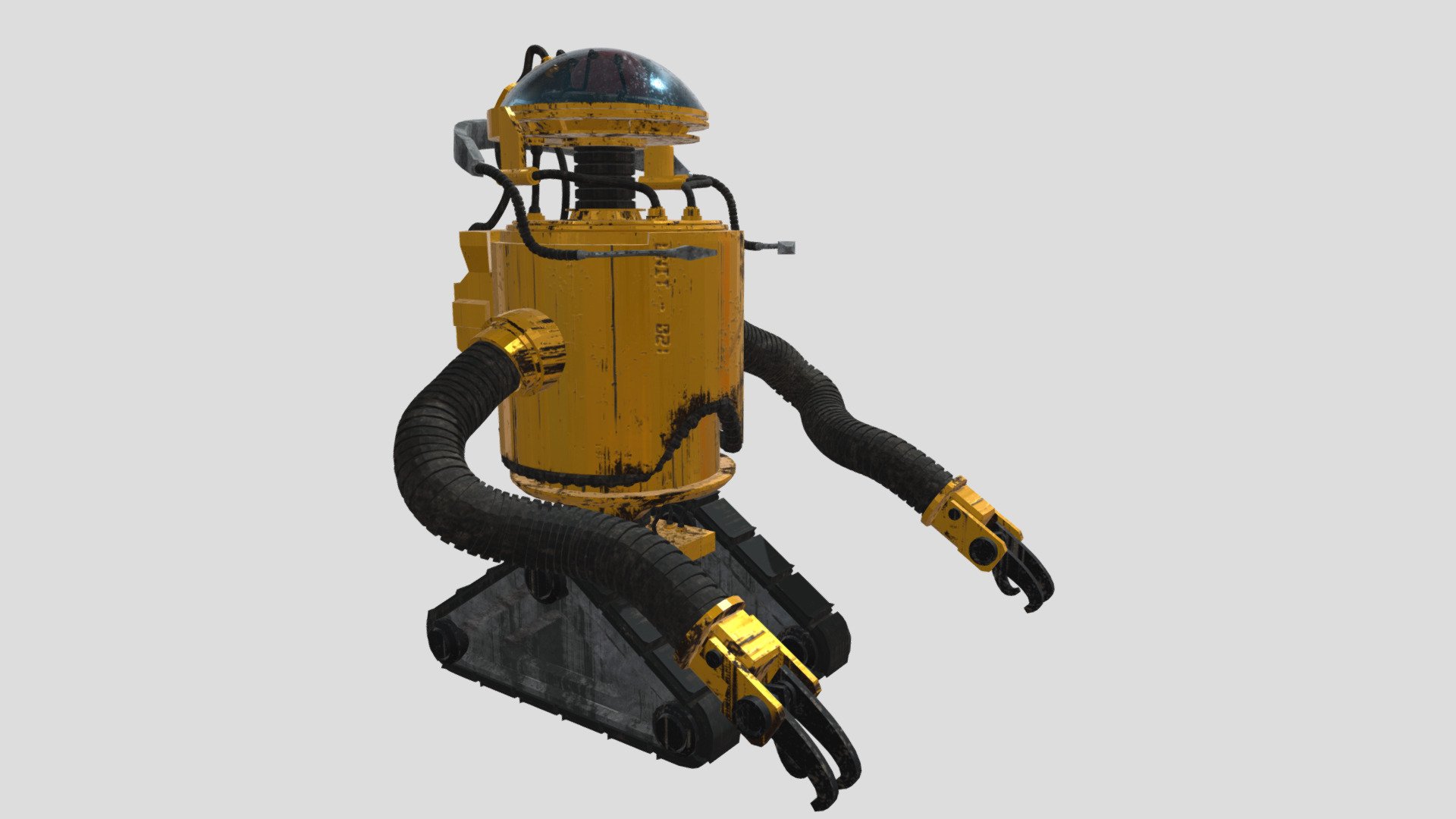 Realistic Robot - 3D model by StudentJakRN [7eee9b8] - Sketchfab