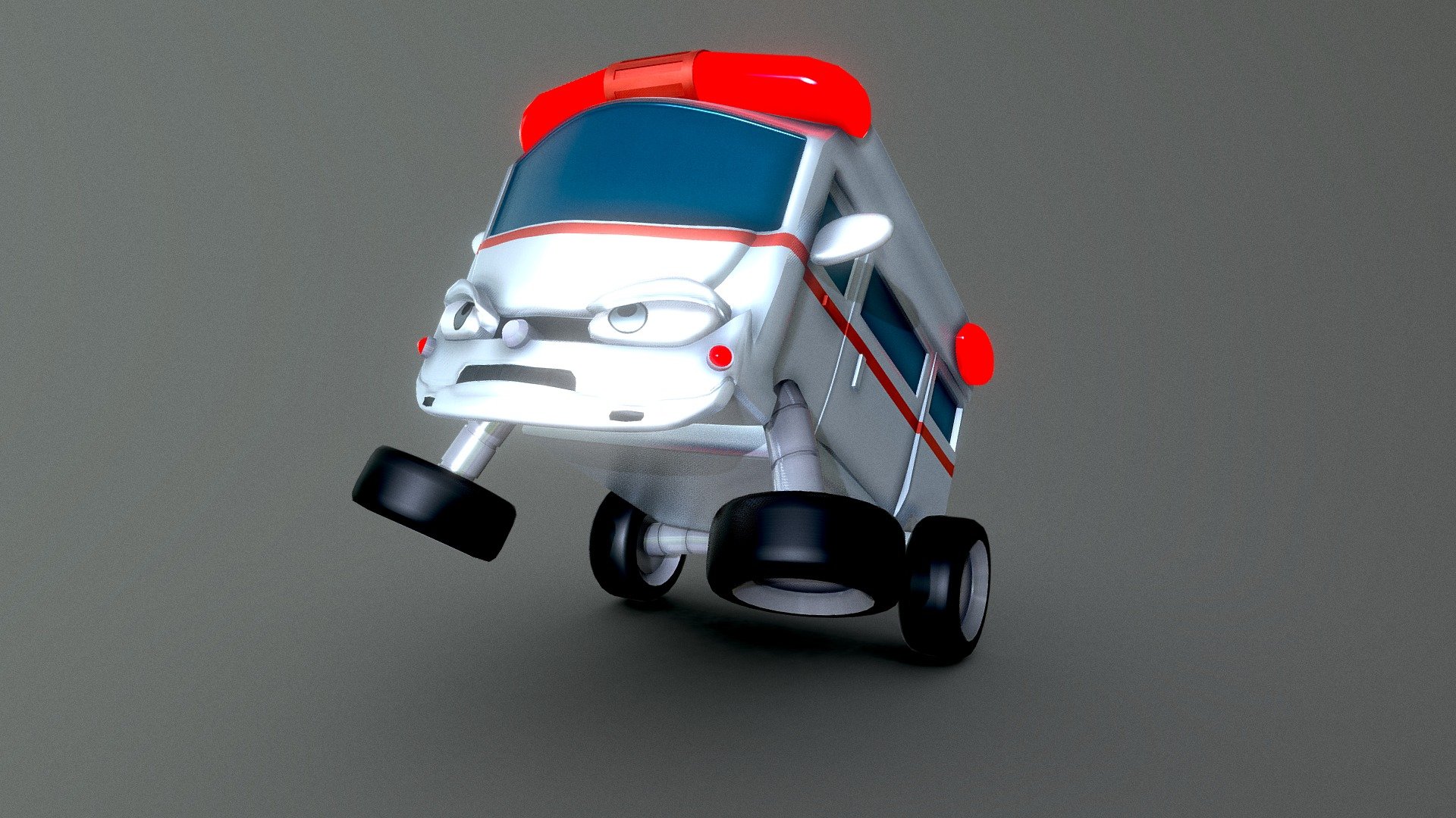 Ambulanceroid (Yugioh) - Buy Royalty Free 3D model by Yanez Designs ...