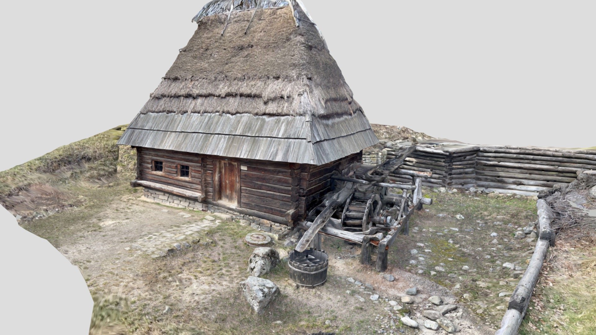 River mill - Download Free 3D model by ScanMe [7ef11be] - Sketchfab