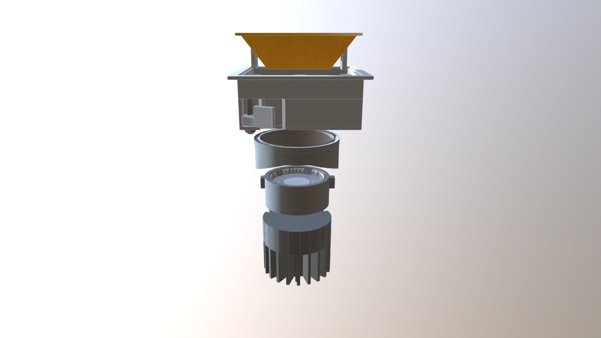 Omega-LED. LDB Square downlight - 3D model by Evelien.C.Bouter ...