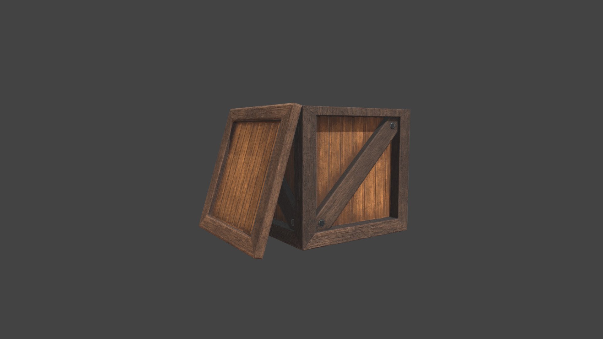 Medieval Crate - 3D model by HappyAccidents [7ef4e4e] - Sketchfab