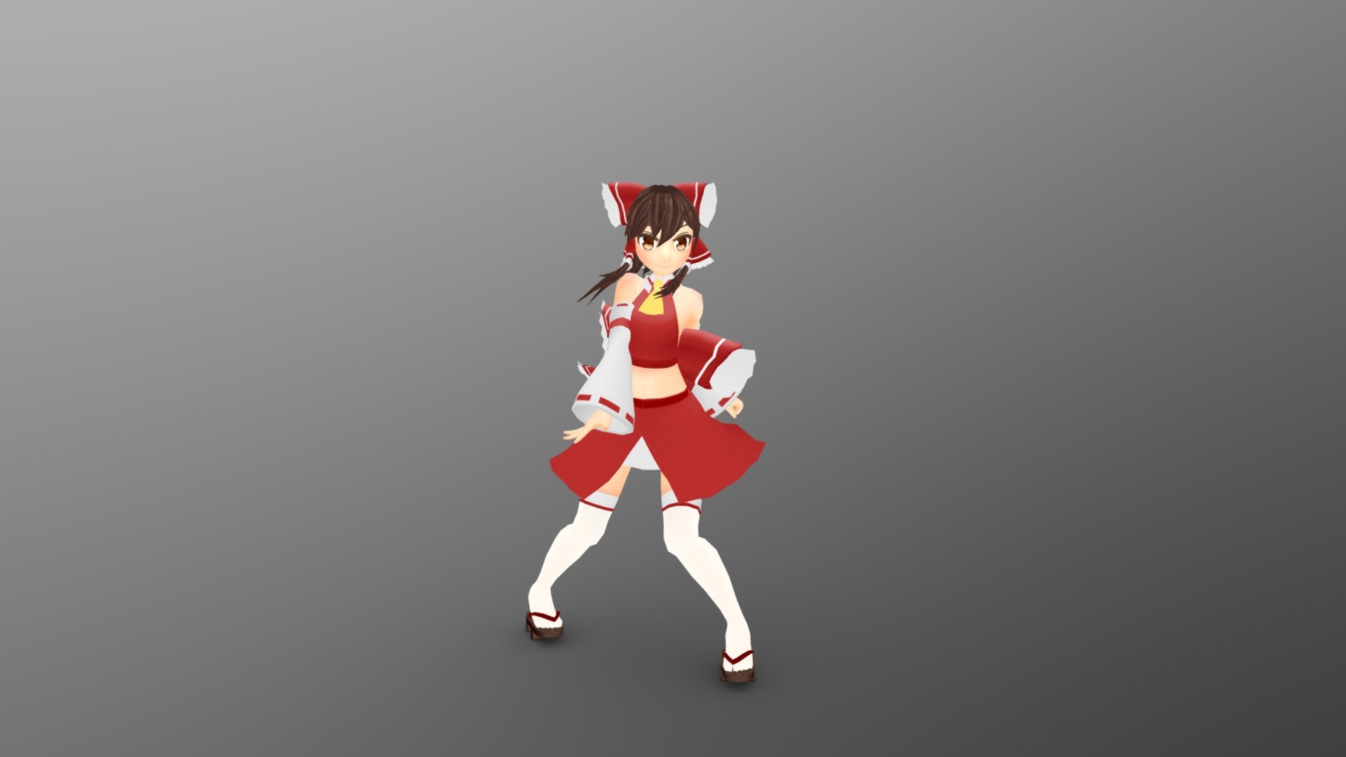 REIMU - 3D model by zxc99707 [7ef4e78] - Sketchfab