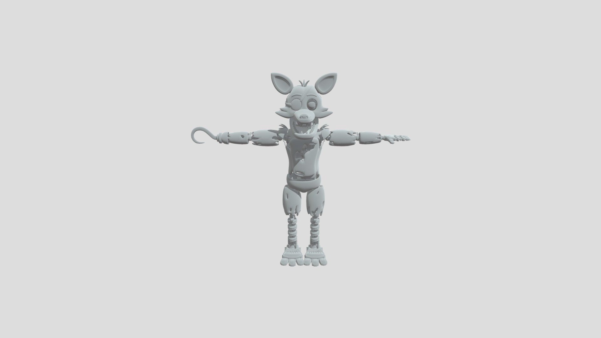 Foxy - Download Free 3D model by NachiG [7ef4e82] - Sketchfab