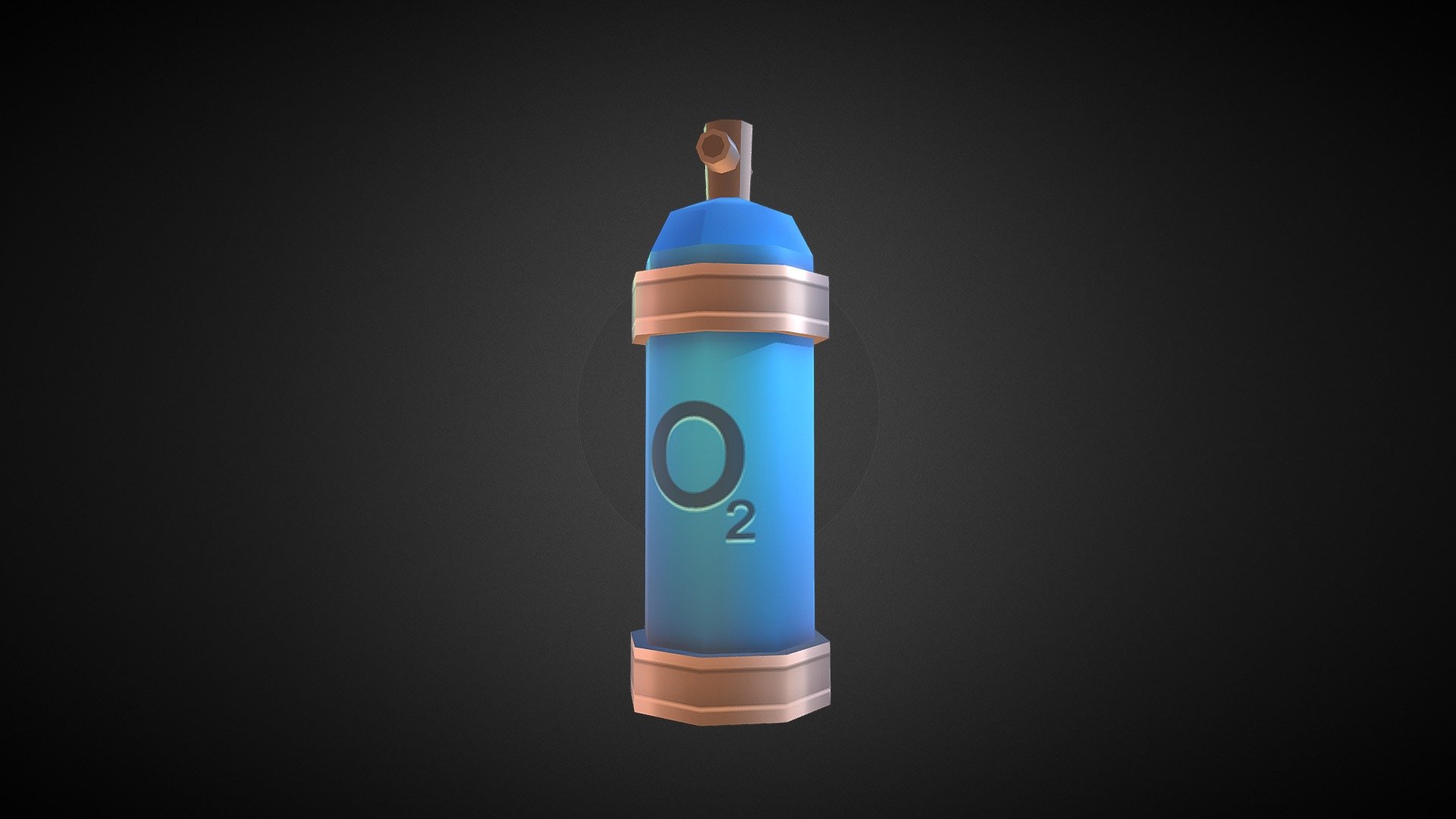 O2 Cylinder - 3D model by aavega [7ef54f9] - Sketchfab
