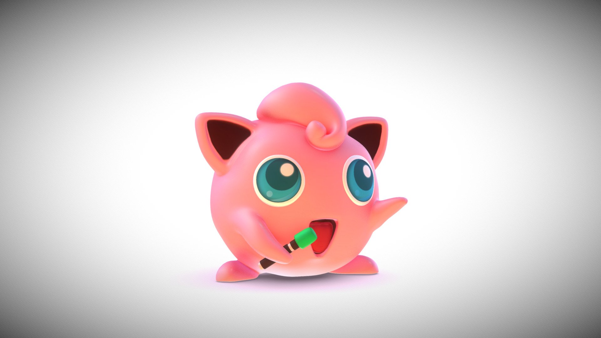 Jigglypuff 3D, Pokemon - Download Free 3D model by SANTA (@sangost01 ...