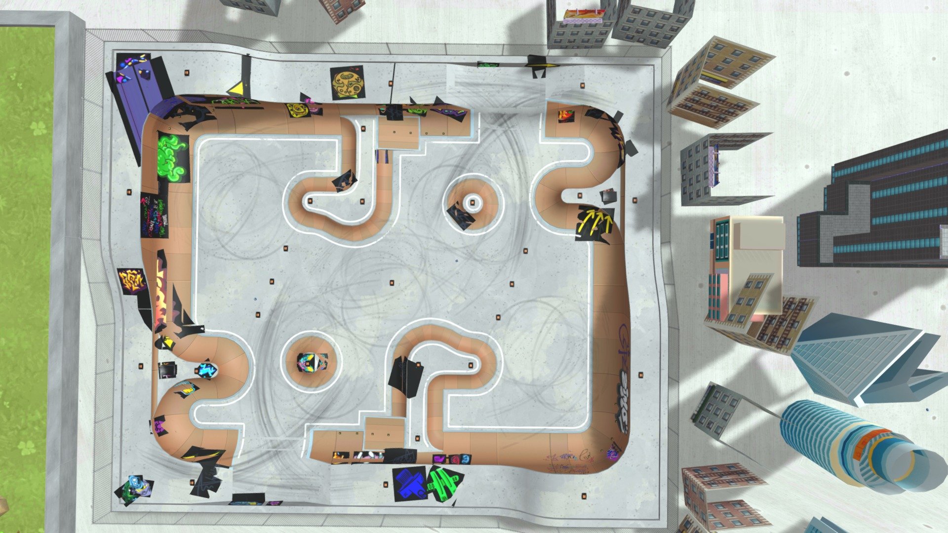 skate park battle arena - Download Free 3D model by amogusstrikesback2 ...