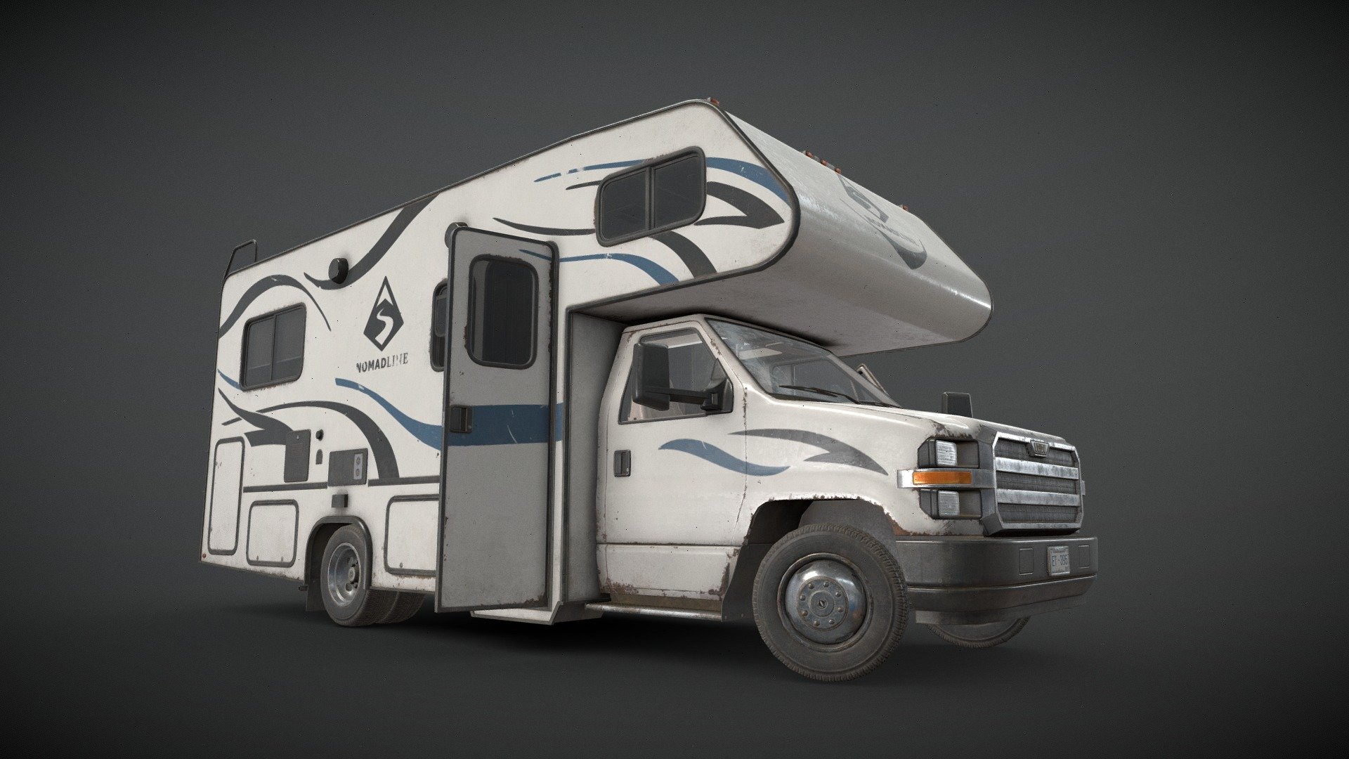 Class C RV Motorhome - Low Poly - 3D model by MSWoodvine [7ef710e ...