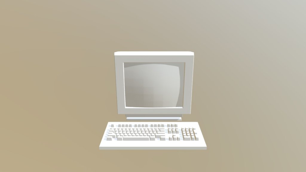 Old Computer - 3D model by siphon [7ef825e] - Sketchfab