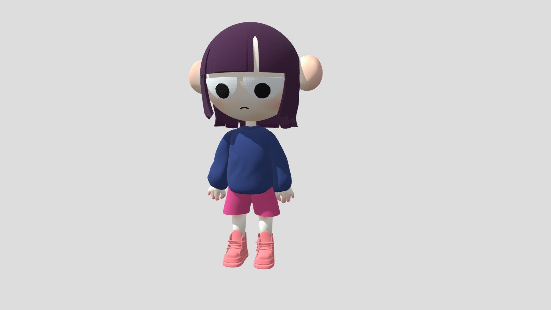 Personagem - Luana - 3D model by leticia_lih [7ef93a8] - Sketchfab
