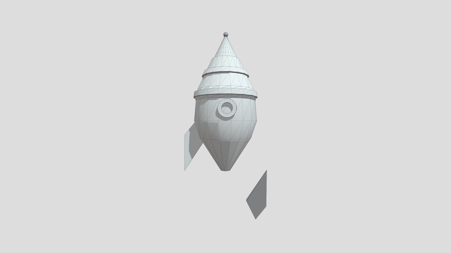 Simple Rocket - 3D model by FabianDuijkers [7ef971a] - Sketchfab