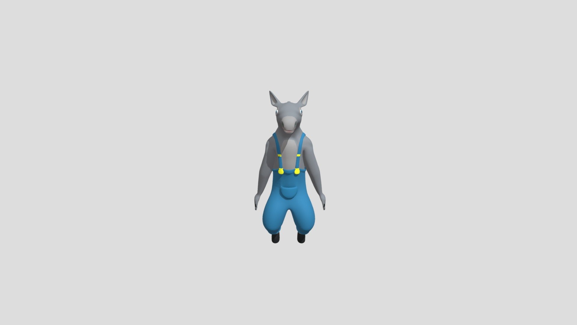 Donkey_anim - 3D model by waitrender (@artpicacho) [7ef977d] - Sketchfab