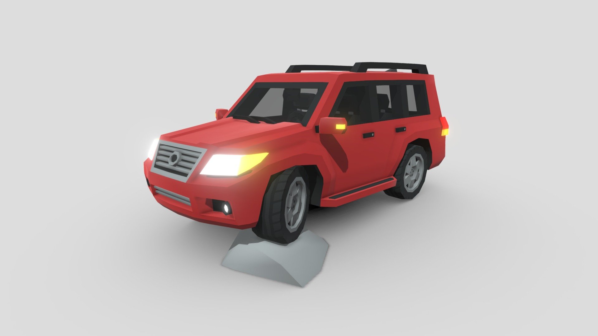 Low-poly Lexus LX 570 [Unturned] - 3D model by Postman (@postman1 ...