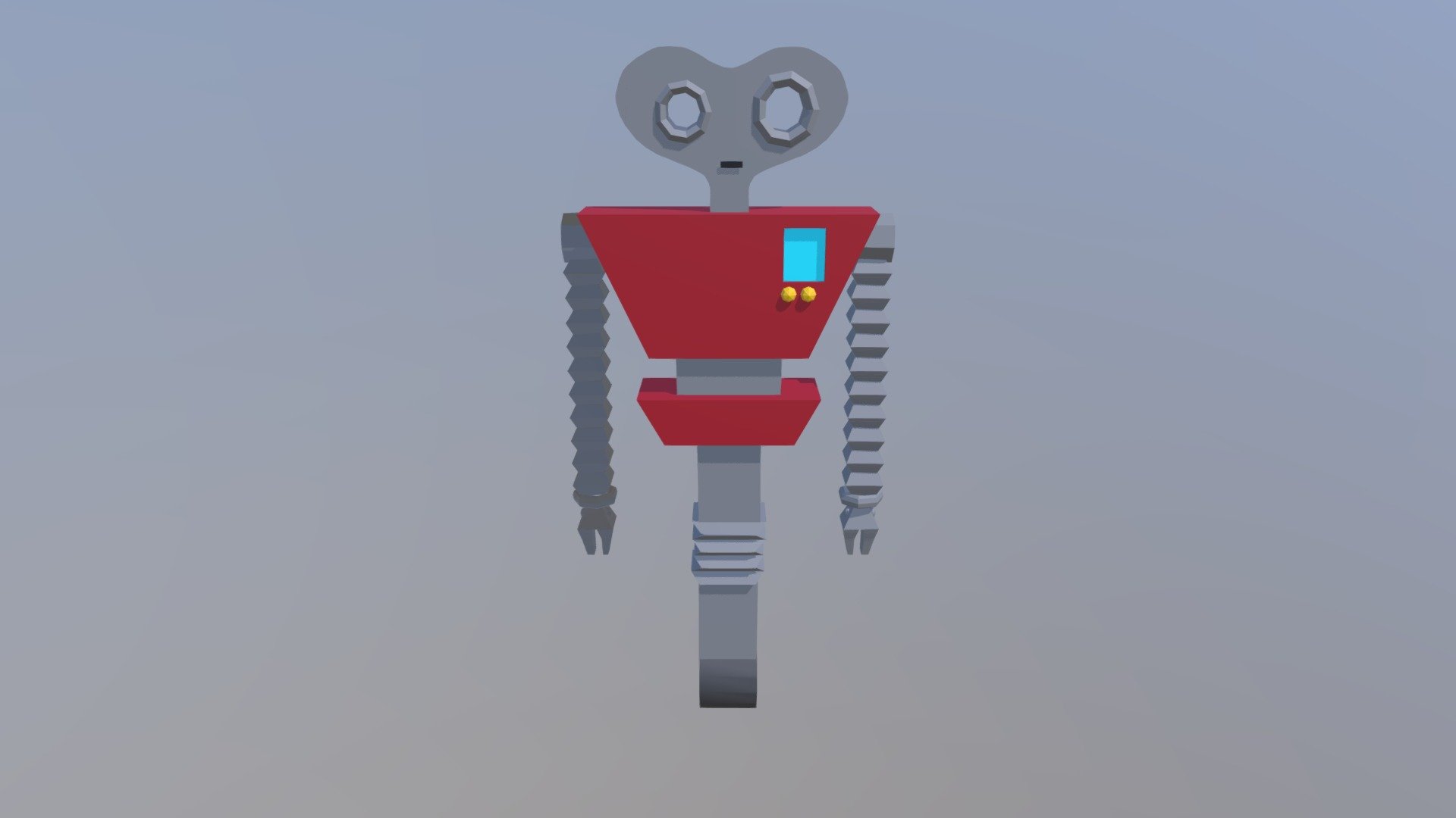 Vintage Robot - Noa Kuypers - 3D model by NoaKuypers [7efa43c] - Sketchfab