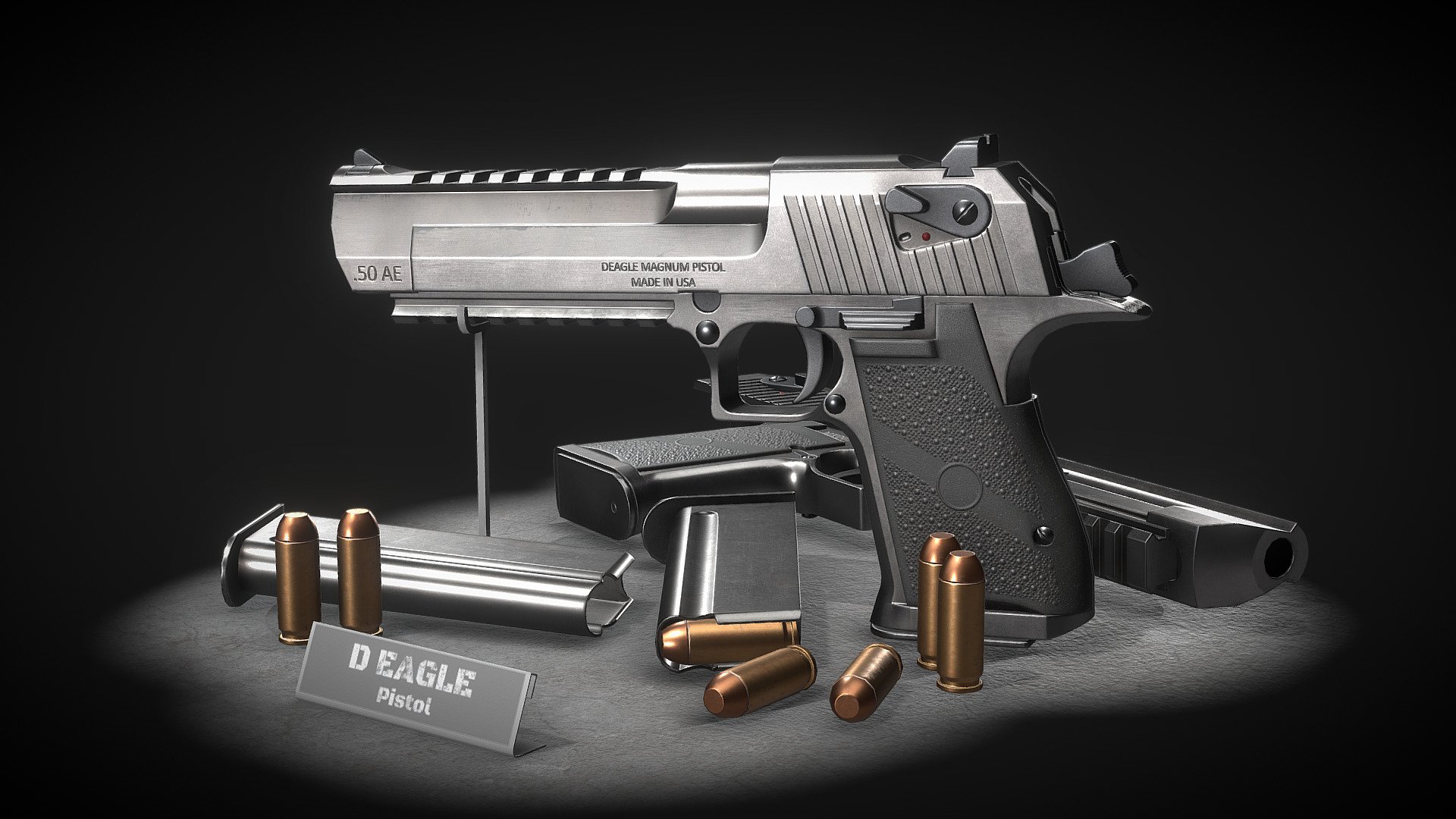 Deagle Pistol - Buy Royalty Free 3D model by Michael Karel ...